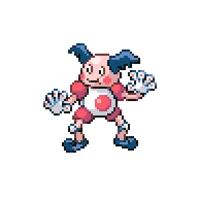 Pokemon sprite of Mr. Mime